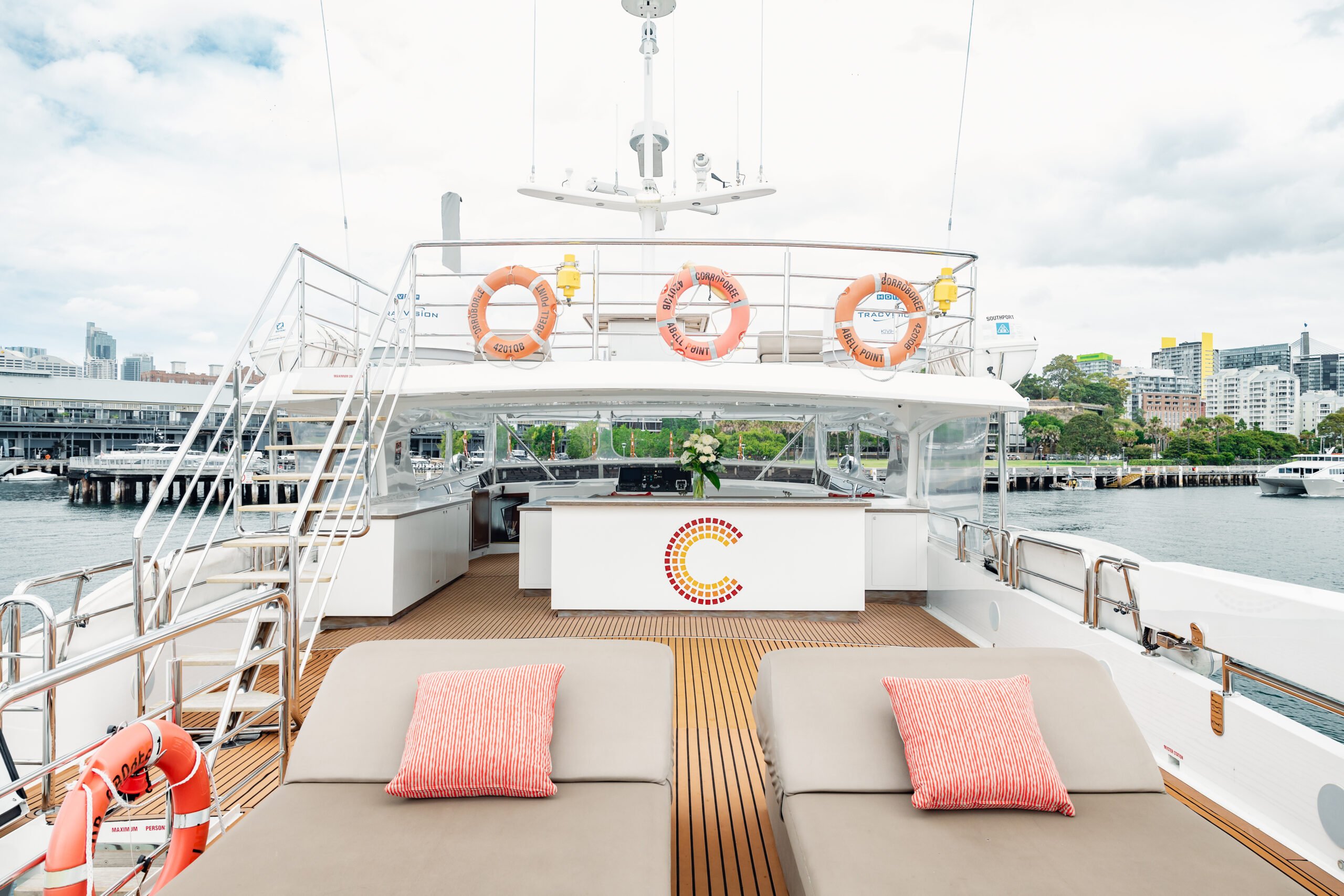 Corroboree | Luxury Superyacht Hire | Sydney Yacht Club