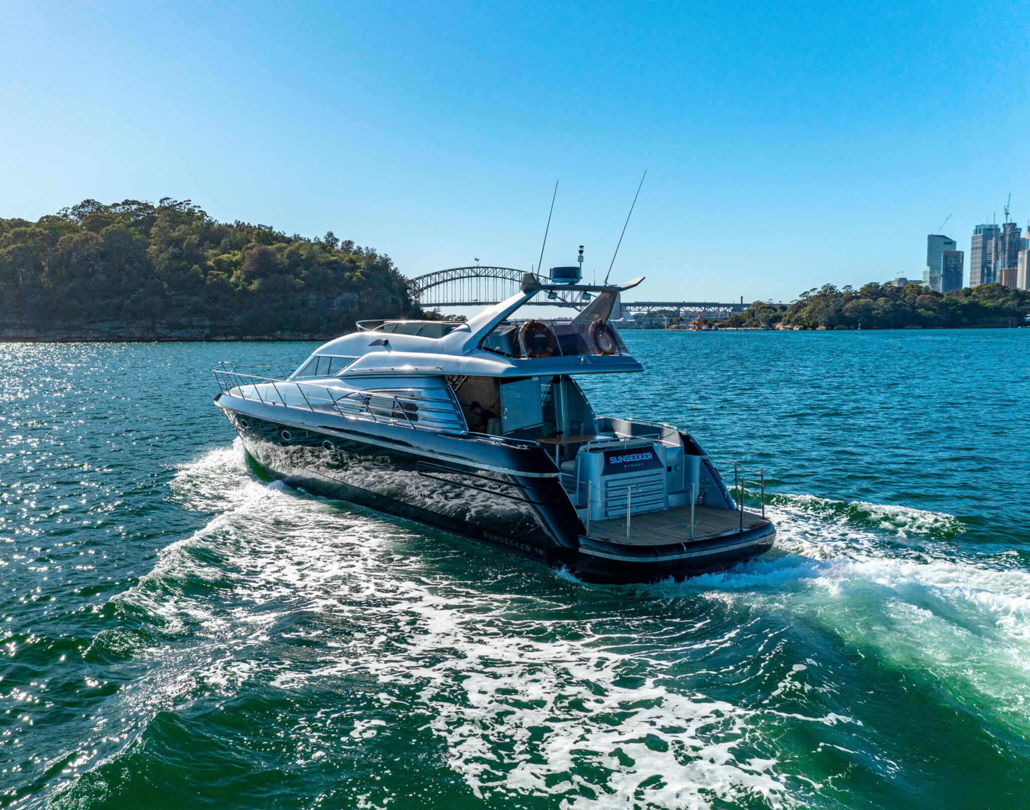 Sunseeker | Luxury Boat Charter | Sydney Yacht Club