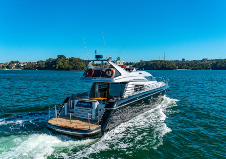 Sunseeker | Luxury Boat Charter | Sydney Yacht Club