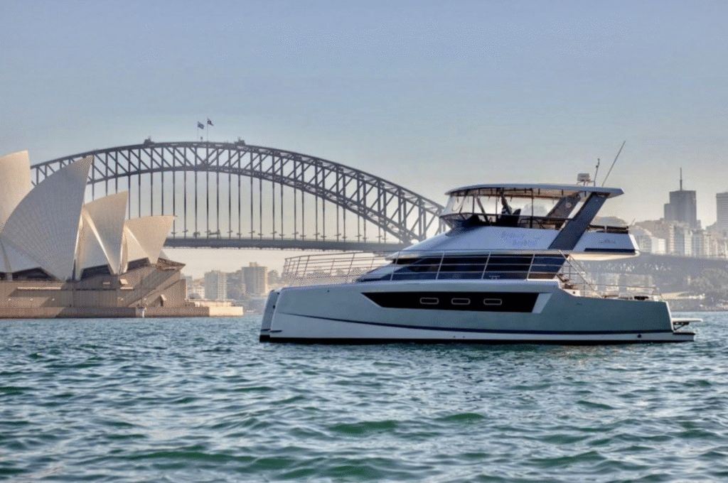 Sydney Seabird | Luxury Catamaran Boat Hire | Sydney Yacht Club